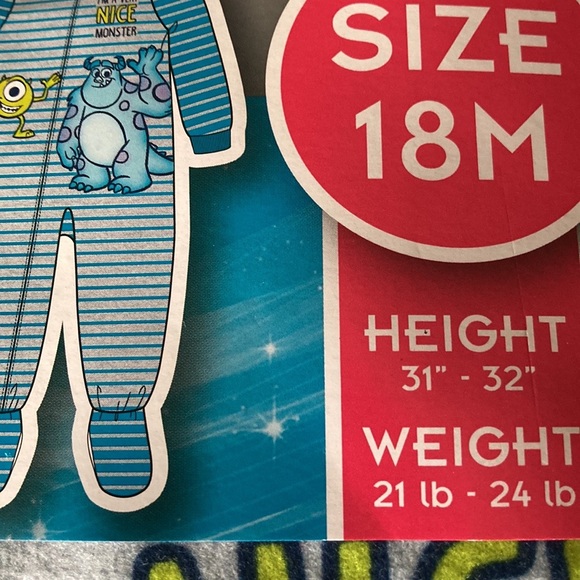 Disney | Pajamas | Monsters Inc Blanket Sleeper | Poshmark